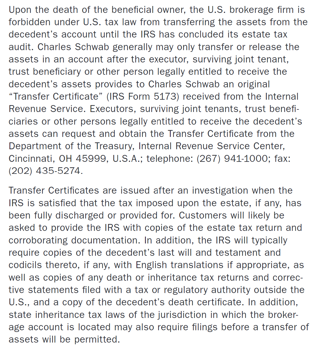 US Estate Tax - nº 301 por mr-j - Fiscalidad - Los Cazadividendos